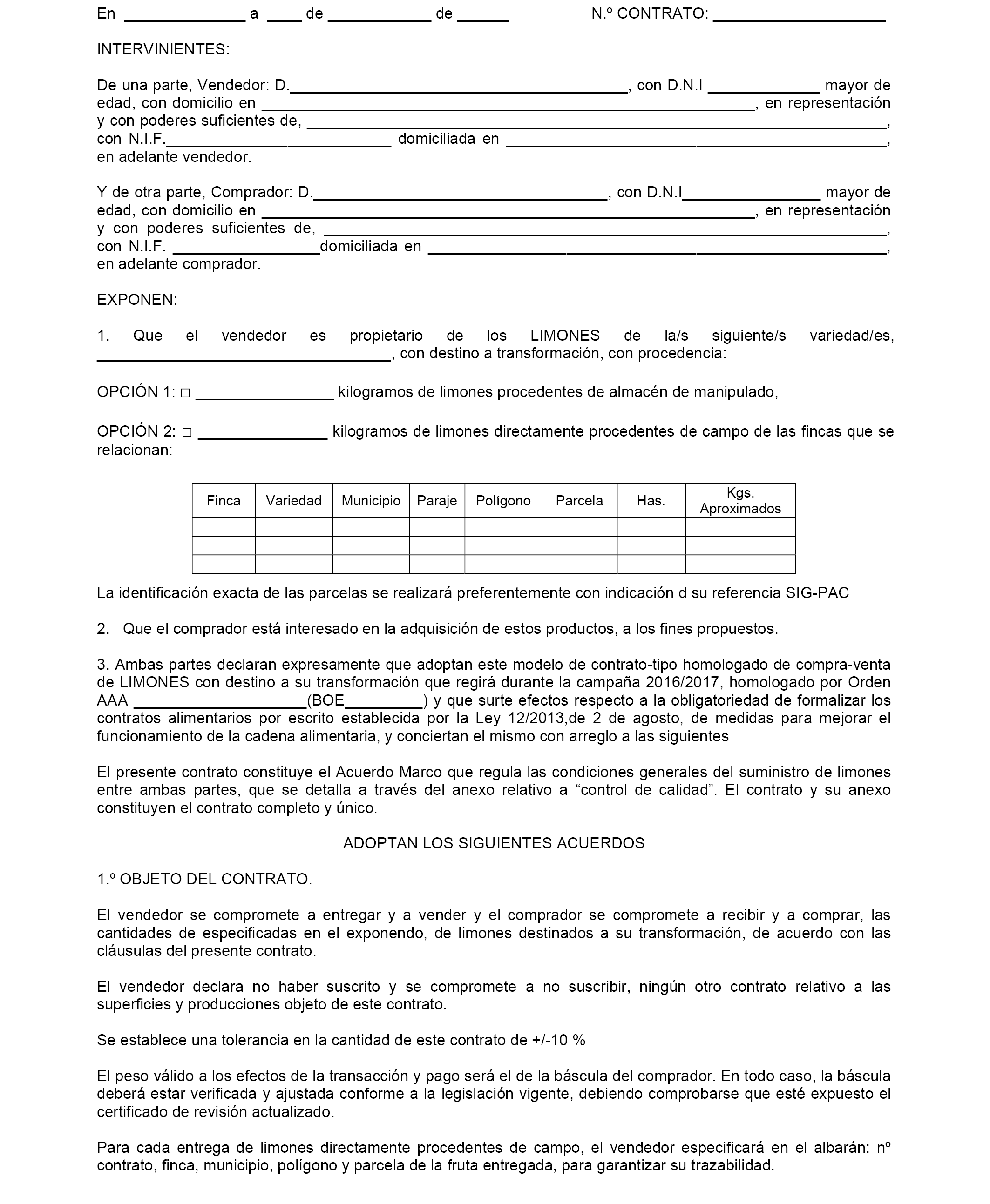 Contrato De Compra Venta De Alimentos Hot Sex Picture